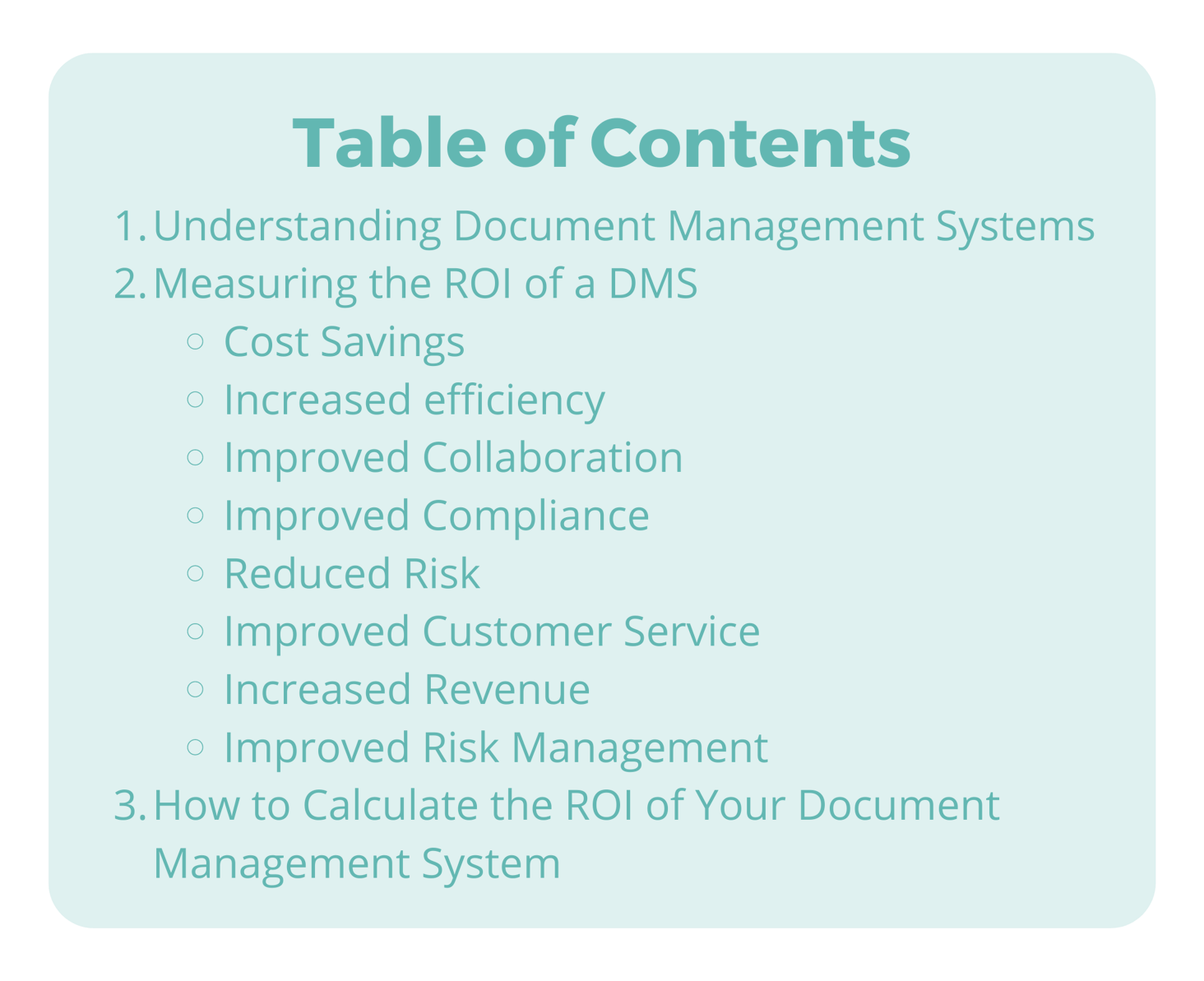 Measuring ROI of a Document Management System | DMS Impact